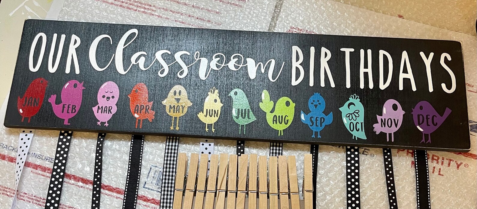 Classroom Birthday Sign Calendar Classroom Decor - Etsy