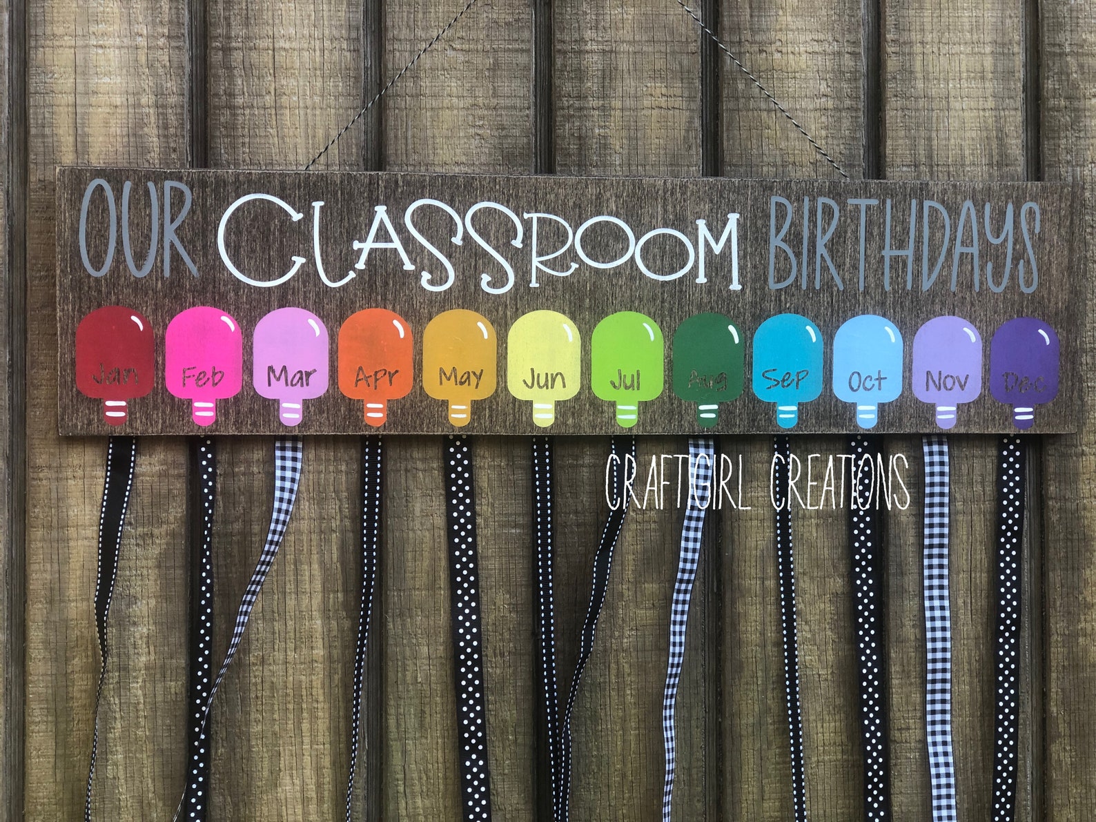 Classroom Birthday Sign Calendar Classroom Decor - Etsy
