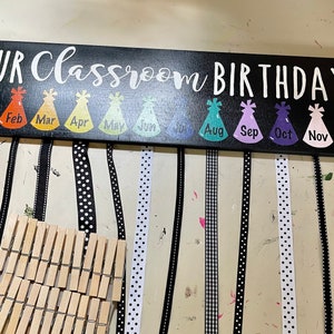 Classroom Birthday Sign Calendar Classroom Decor - Etsy