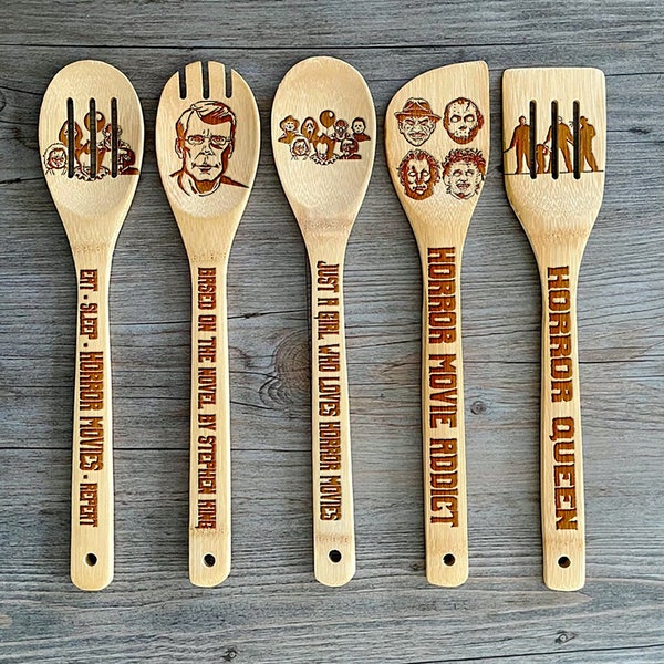 Horror Spoons - Etsy