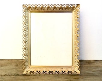 Gold metal frame | Etsy