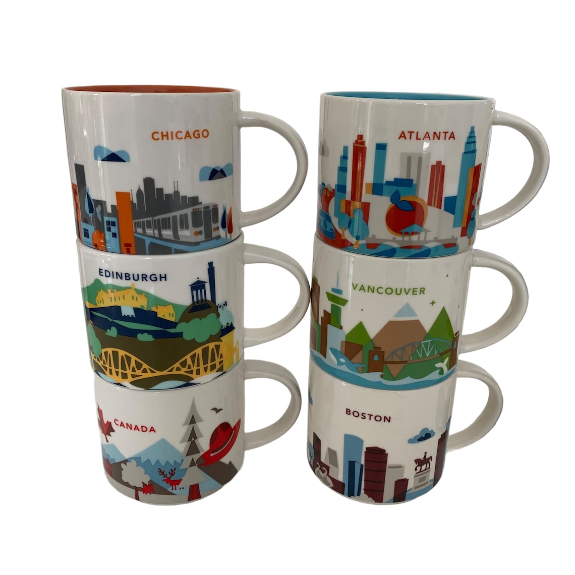 Starbucks You Are Here Series Mugs - Etsy