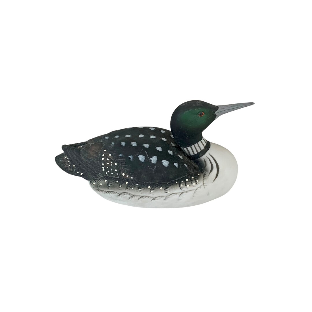 Common Loon by Andrea Sadek Duck Bird Porcelain Statue 1984 Made in ...