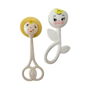 Vintage Anthropomorphic Baby Rattle Toys - Etsy