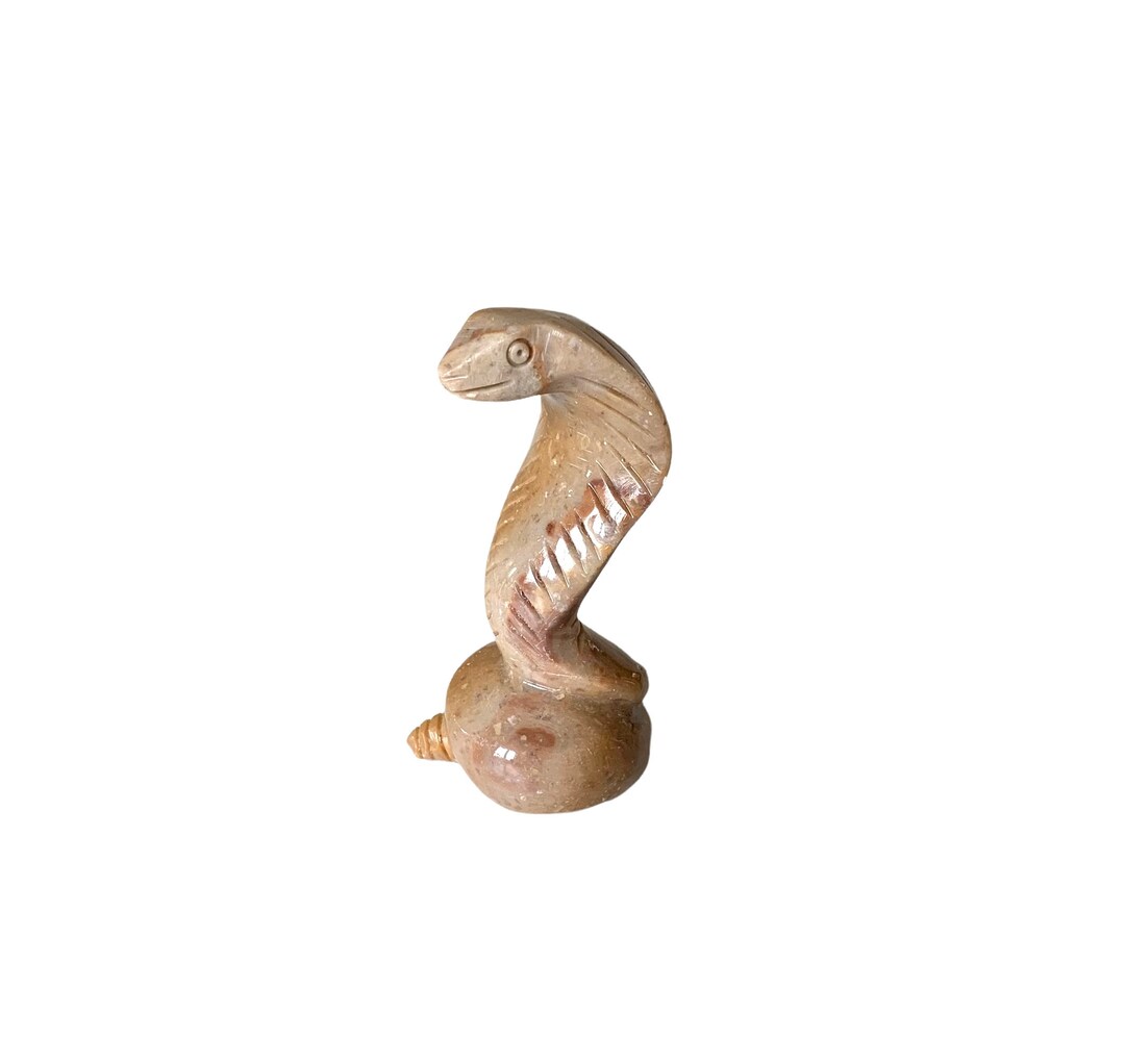 Small Marble Cobra Figurine - Etsy