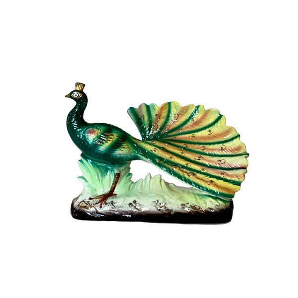 Ceramic Peacock - Etsy