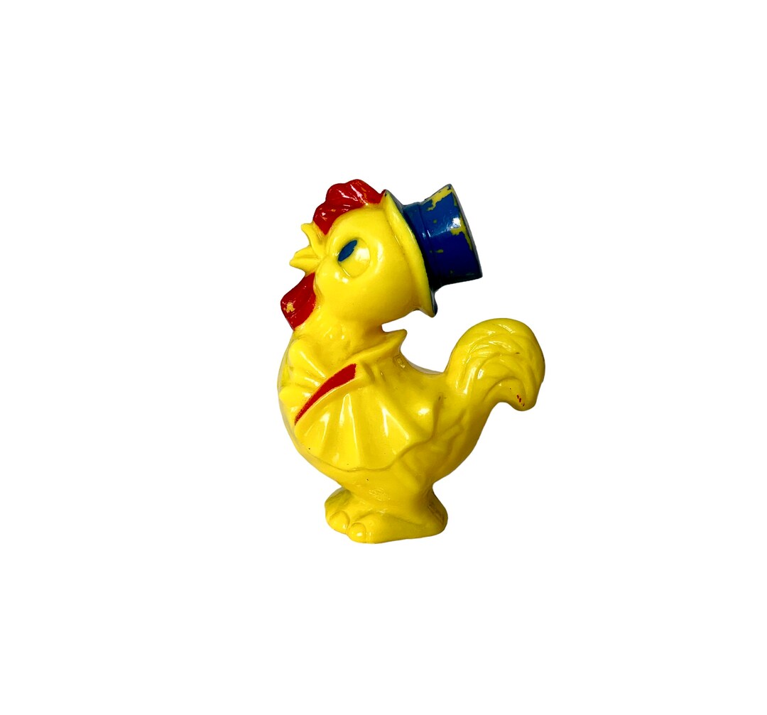 Vintage 1950s Irwin Chicken Baby Rattle Toy - Etsy