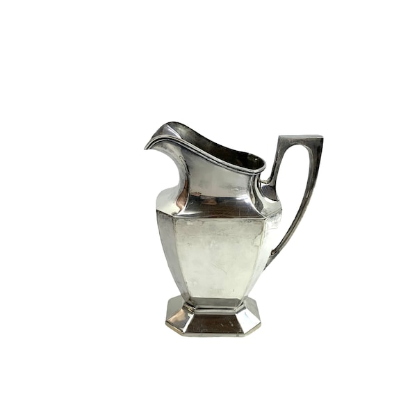 Silver Plate Pitcher - Etsy