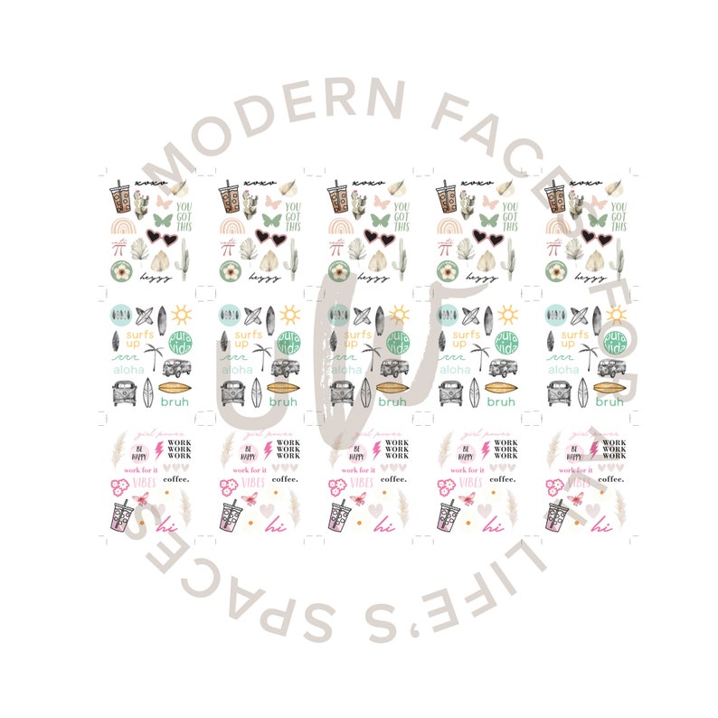 Little Sticker Set | Urbanwalls - Etsy