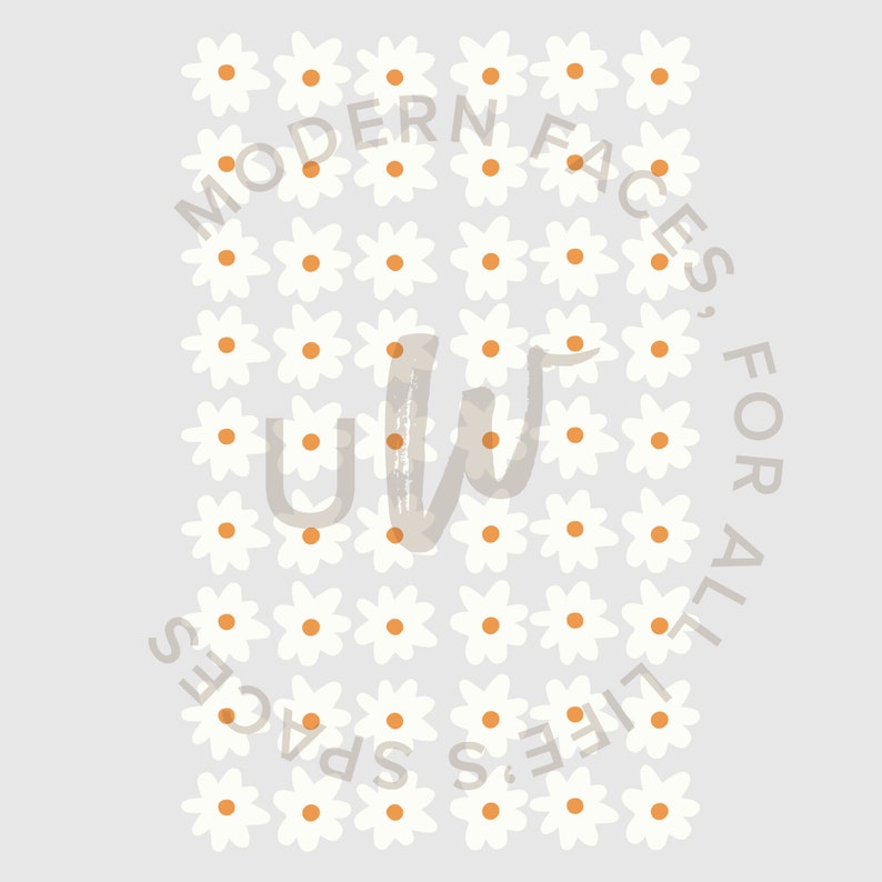 Whimsy Daisy Wall Decals Urbanwalls - Etsy Canada