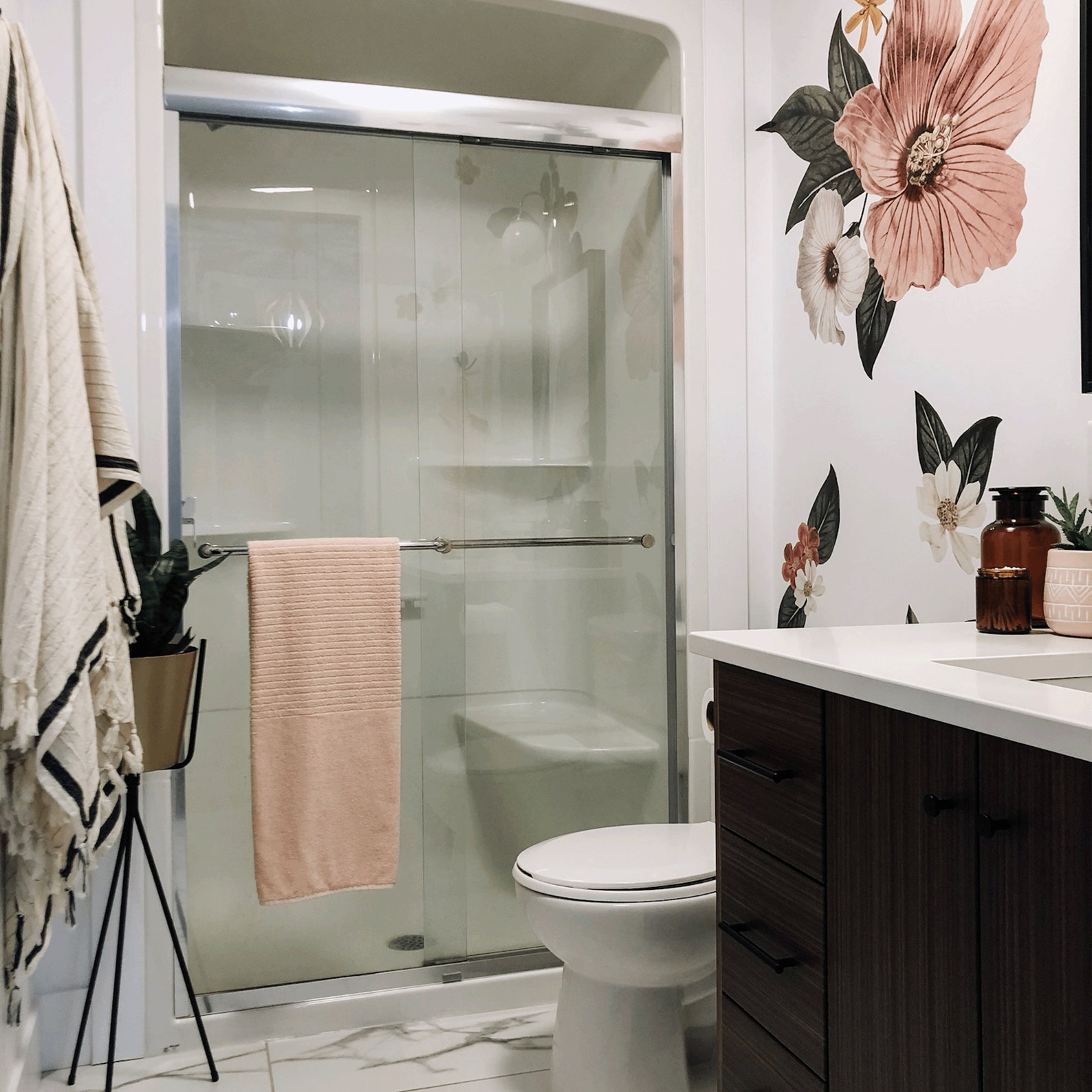 Eden Floral Wall Decals | Urbanwalls - Etsy