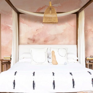 Watercolor Crystal Wall Mural | Urbanwalls - Etsy