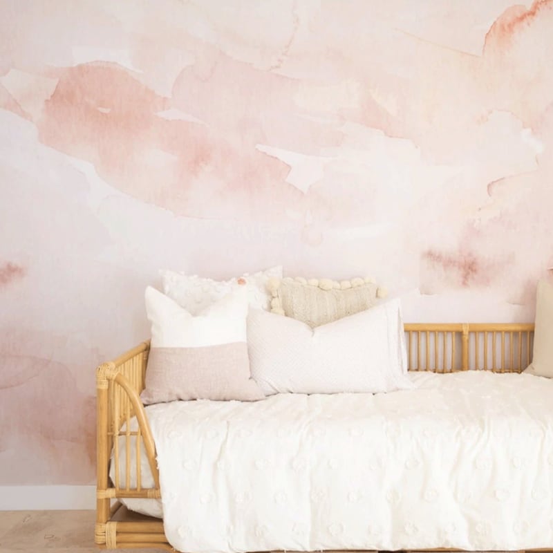Watercolor Wall Mural - Etsy