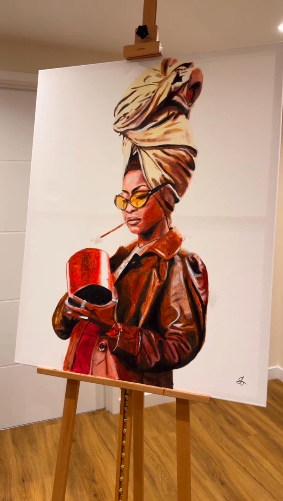 Erykah Badu Acrylic Painting - Local Artist - High Level Quality - 40 ...