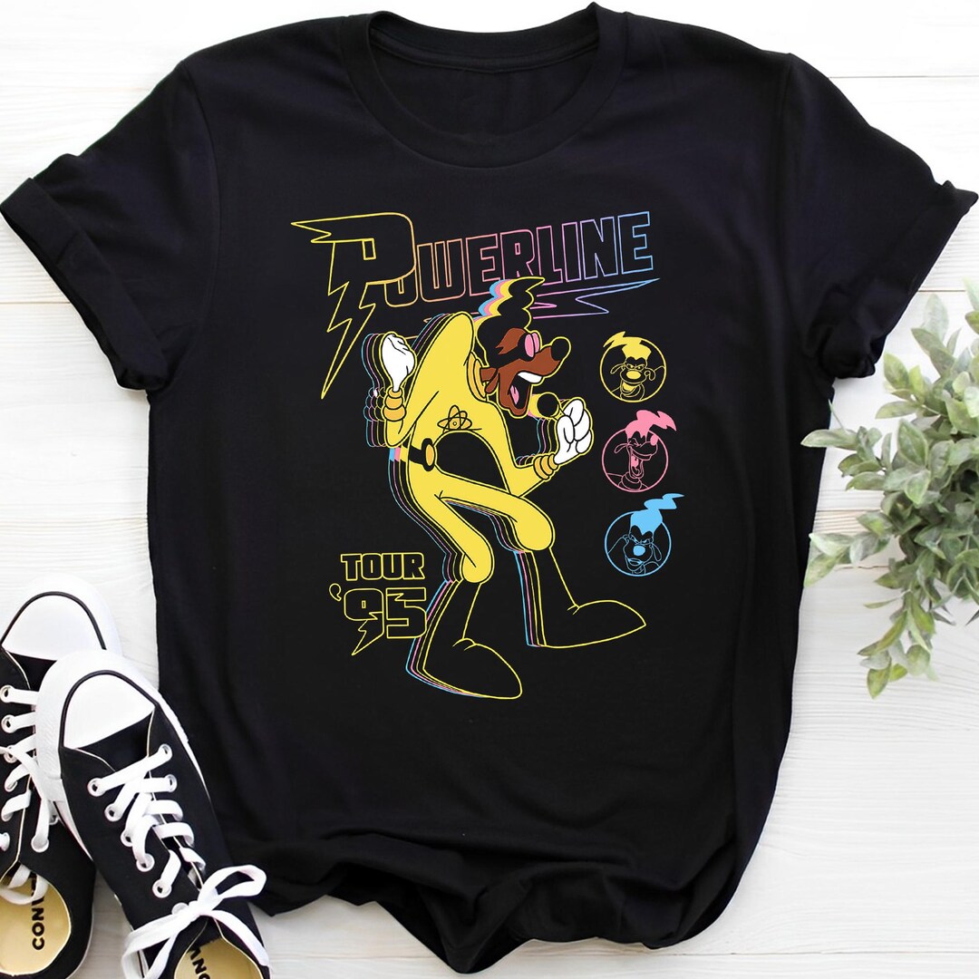 Powerline World Tour 1995 T-shirt, Powerline Logo Portrait Shirt, Movie ...