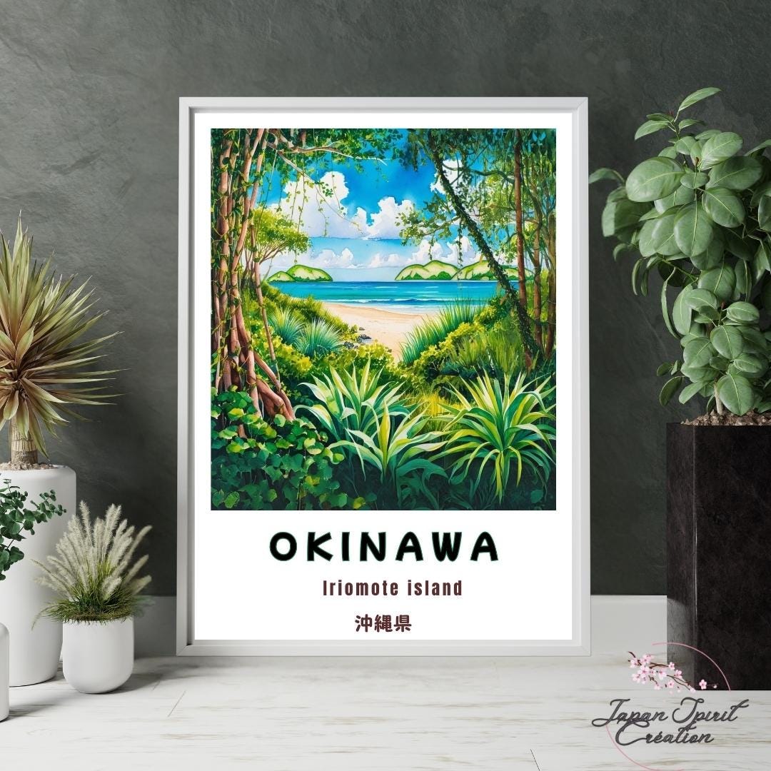 Printable Wall Art of Okinawa, Poster Island Japan Wilderness, Poster ...