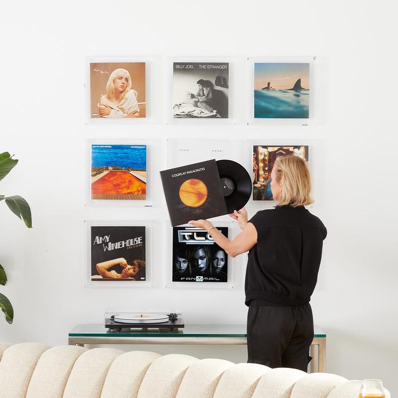 Display & Play Floating Magnetic Vinyl Record Album Frame - Etsy