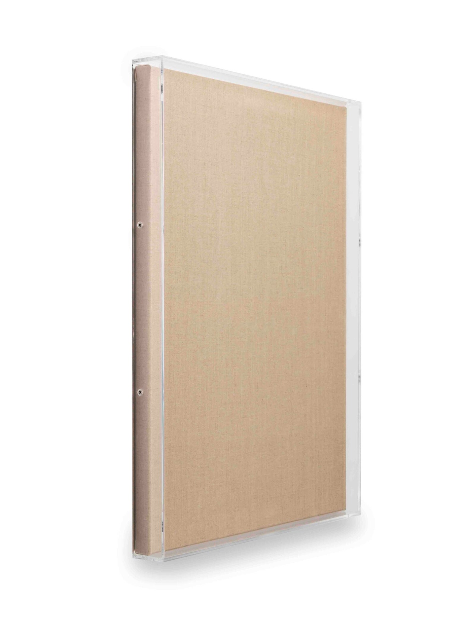 Modern Acrylic Shadowbox With Linen Canvas 2 Depth UV - Etsy