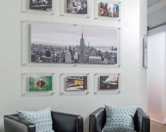 Wexel Art 11 X 14 Double Panel Acrylic Floating Wall Frame - Etsy