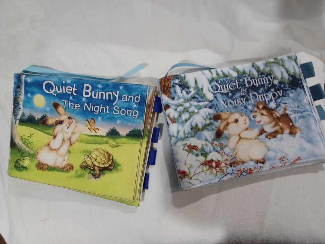 Fabric Soft Cloth Baby Toddler Child Books B is for Bears or the Little ...