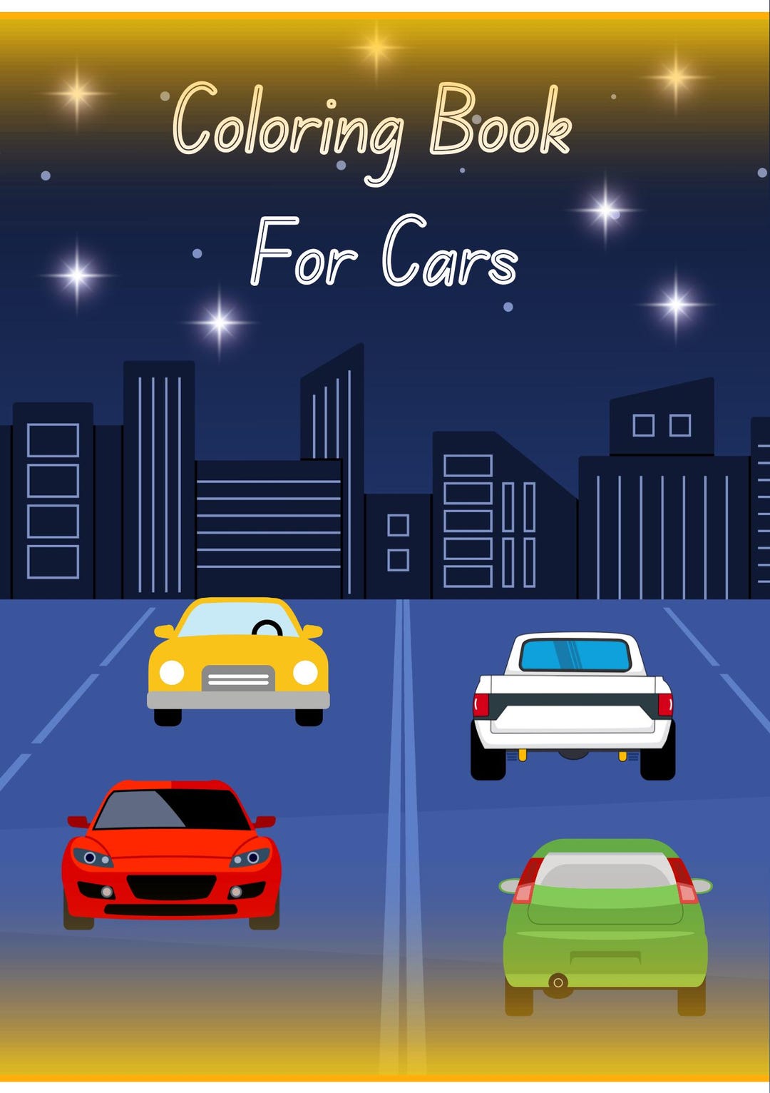 Coloring Book for Cars - Etsy