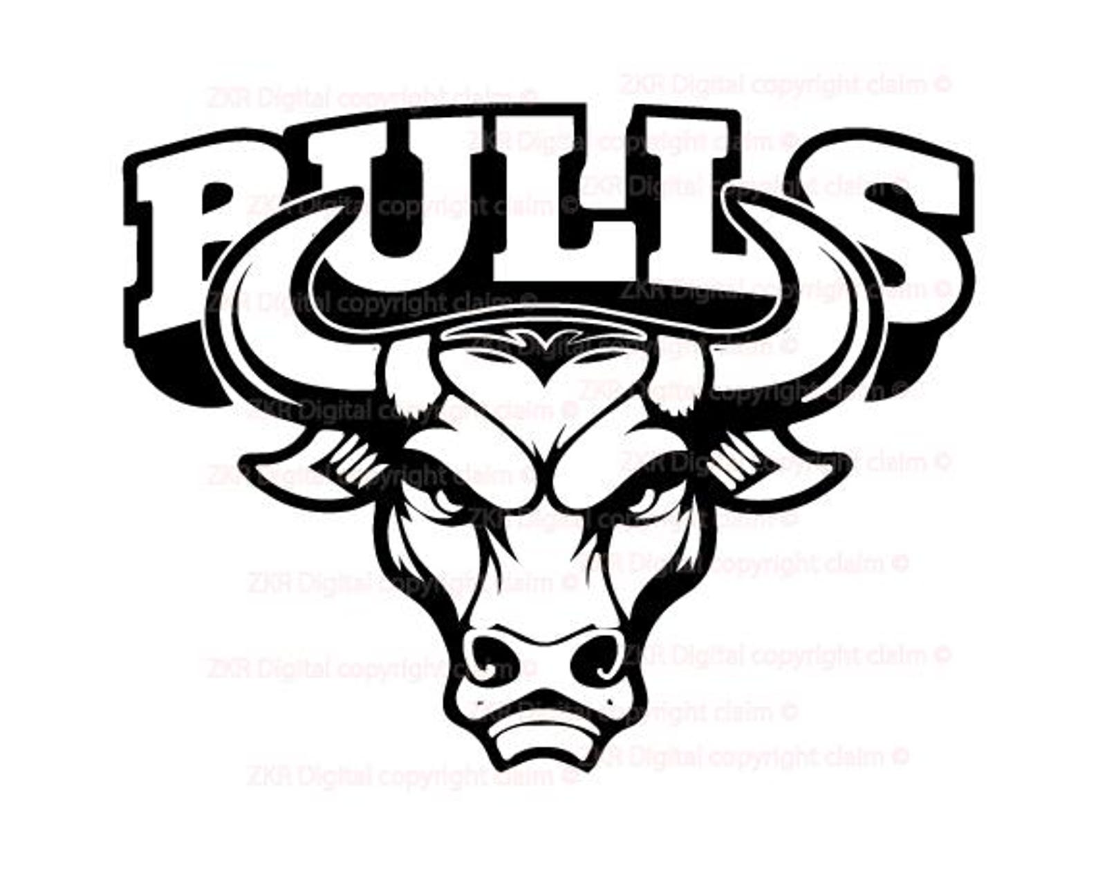 Bull Head Svg Png Jpg, Eps Files, Angry Bull Face Svg, Bull Skull SVG ...