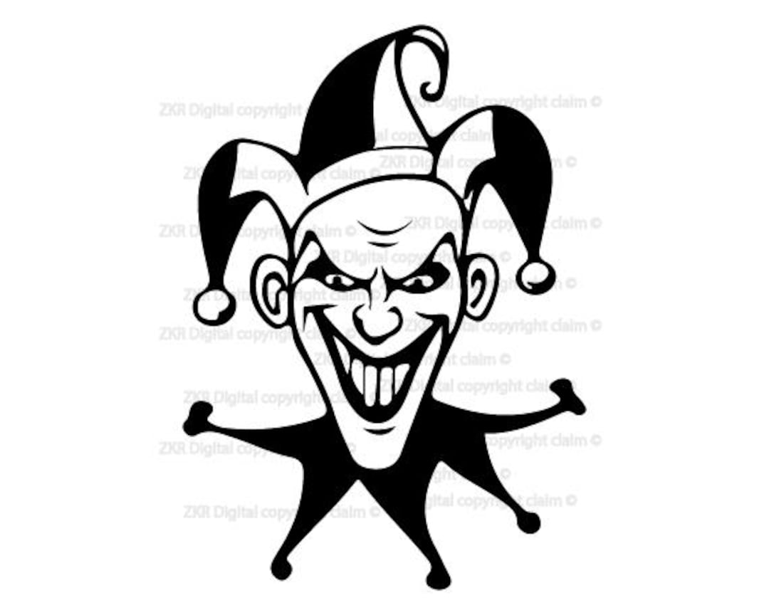 Poker Joker SVG, Joker Clipart, Joker Svg, Joker Card Svg, Playing ...