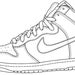 Nike Dunk Sneaker DIY Canvas Kit – Pre-drawn Painting Set for ...