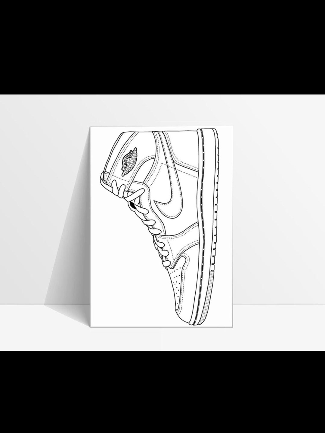 Air Jordan 1 Pre-drawn Canvas Kit – Creative Art for Sneakerheads - Etsy