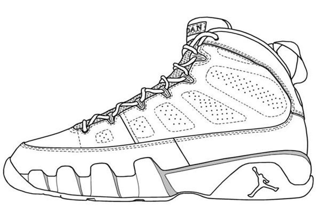 Jordan 9 Pre-drawn Canvas Kit – Paint Your Favorite Sneaker - Etsy