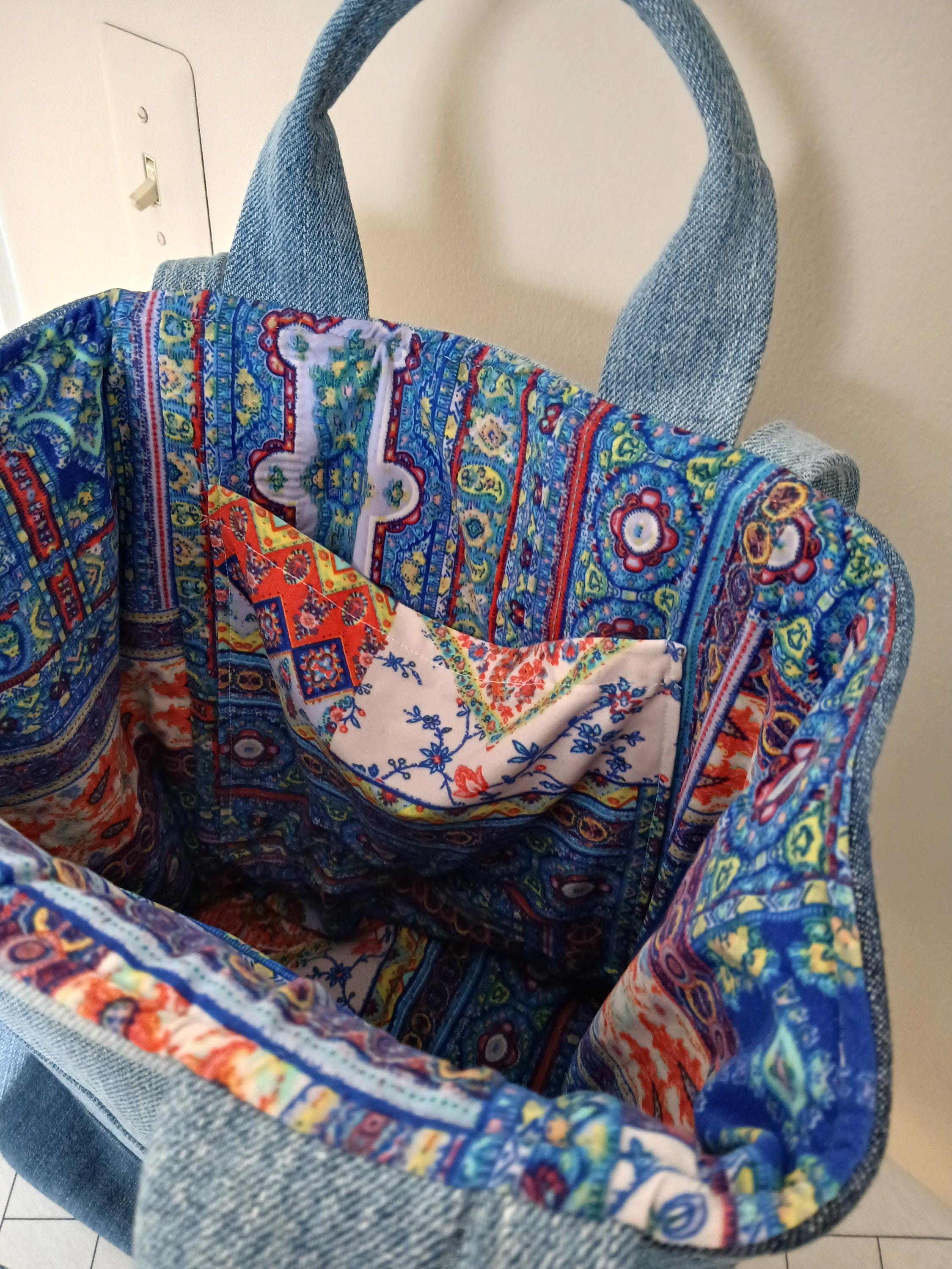 Unique Upcycled Denim Bag - Etsy