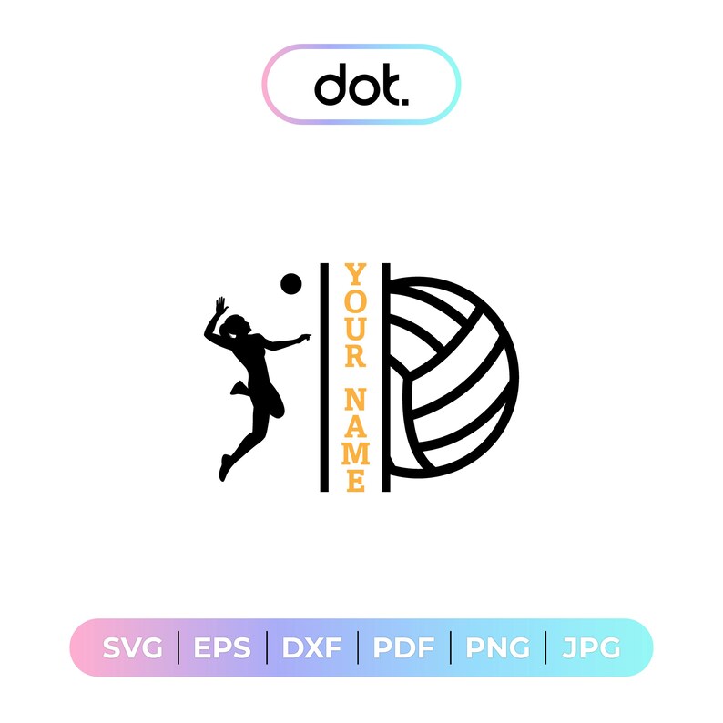 Volleyball Svg, Volleyball Outline, Volleyball Skeleton, Volleyball ...