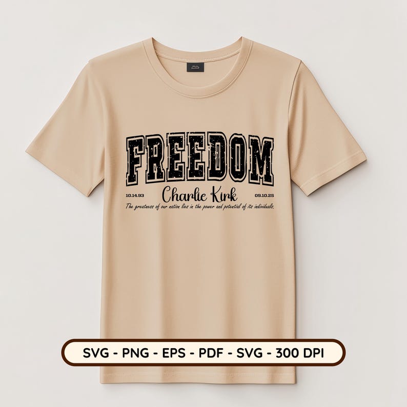 Charlie Kirk SVG Bundle: Cricut, Silhouette, CNC Files (digital ...