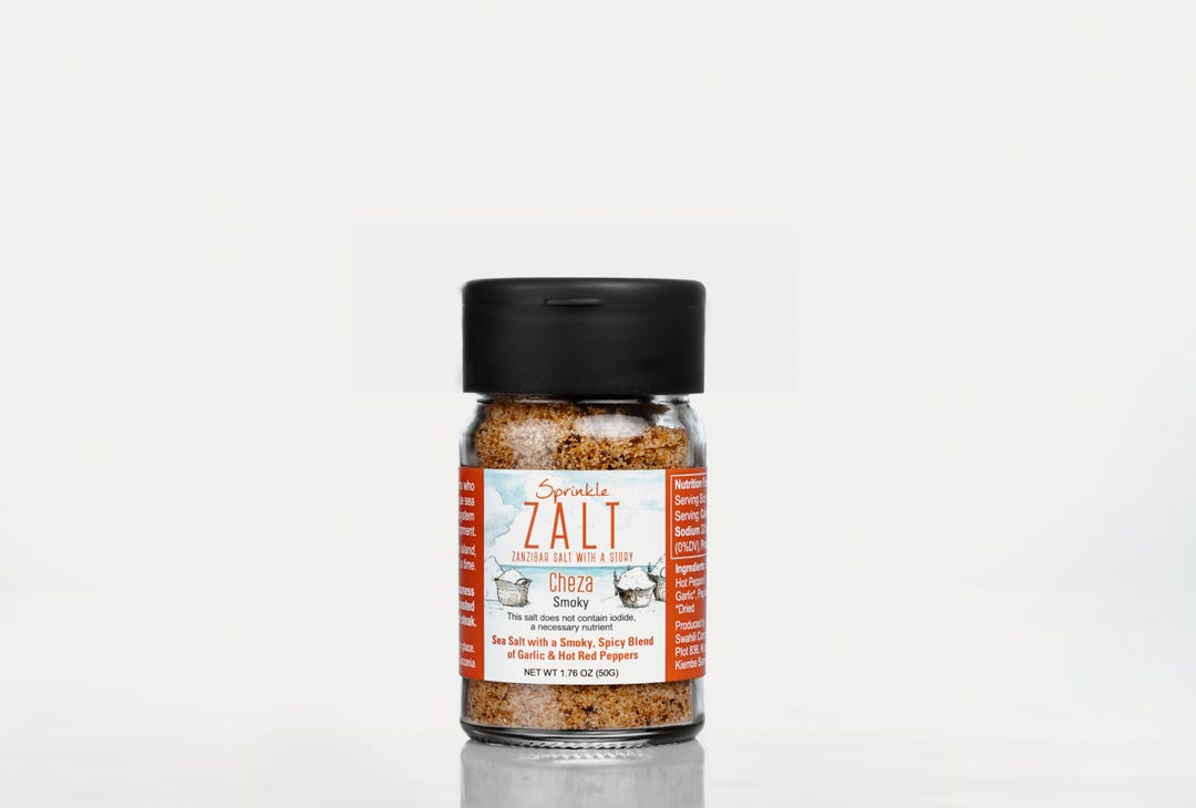 ZALT Cheza - Smoky Seasoned Salt Shaker, 1.76oz / Hand-harvested ...