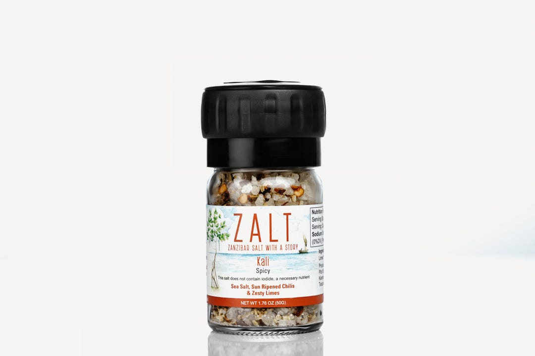 ZALT Kali – Spicy Seasoned Salt Grinder, 1.76oz | Hand-harvested ...