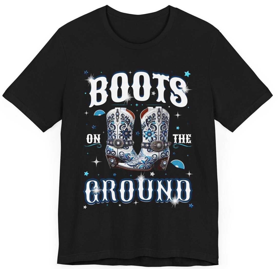 Boots on the Ground Tshirt, Cowgirl Chic, Western Wear, Line Dance ...