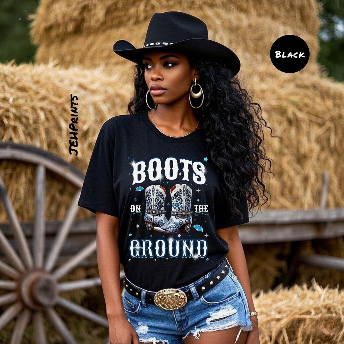 Boots on the Ground Tshirt, Cowgirl Chic, Western Wear, Line Dance ...