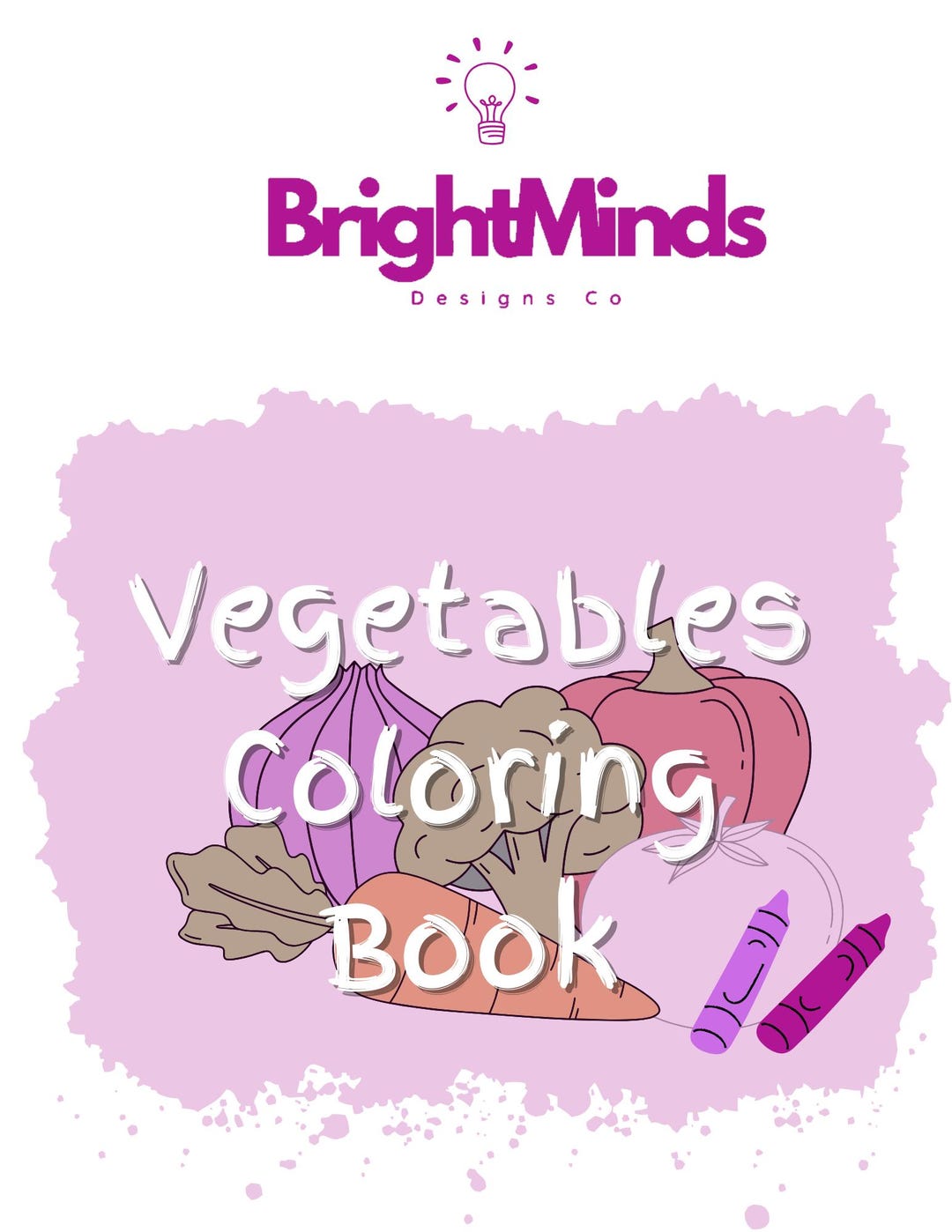 Vegetables Coloring Sheets - Etsy