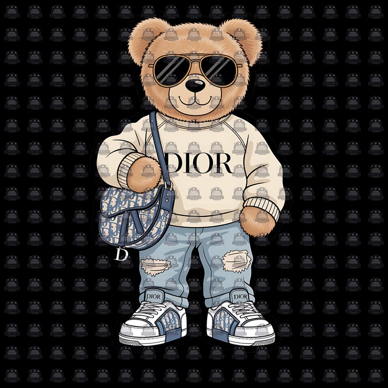 Designer Teddy Bear - Etsy