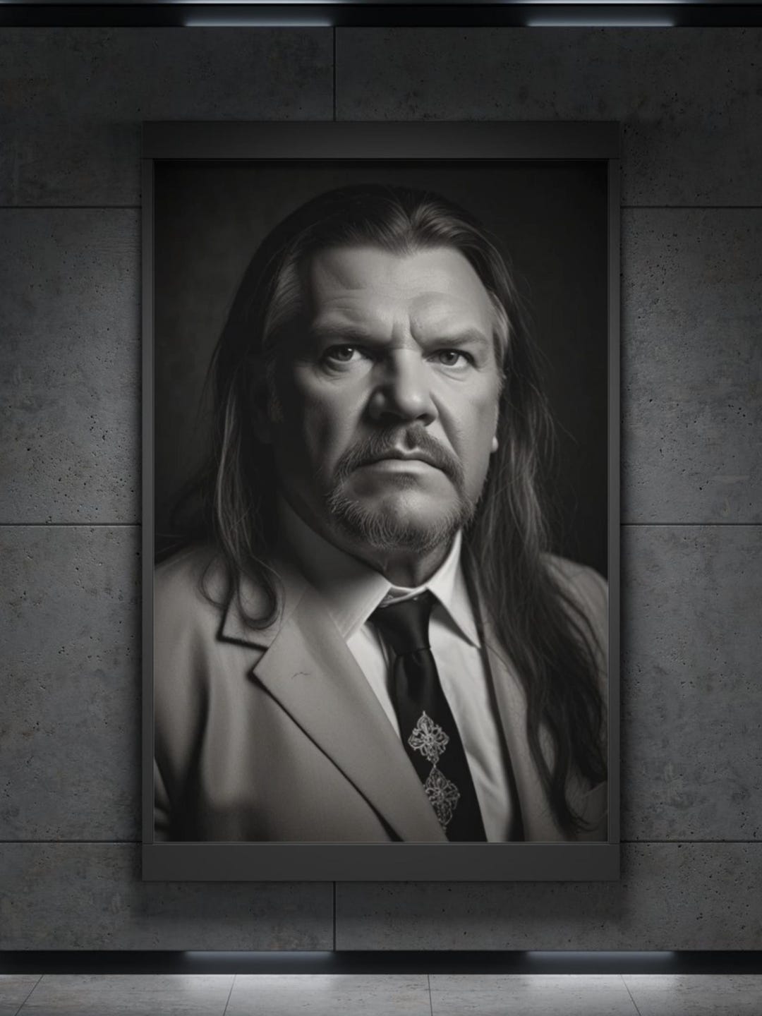 Meatloaf Portrait Black and White - Digital Print - Etsy