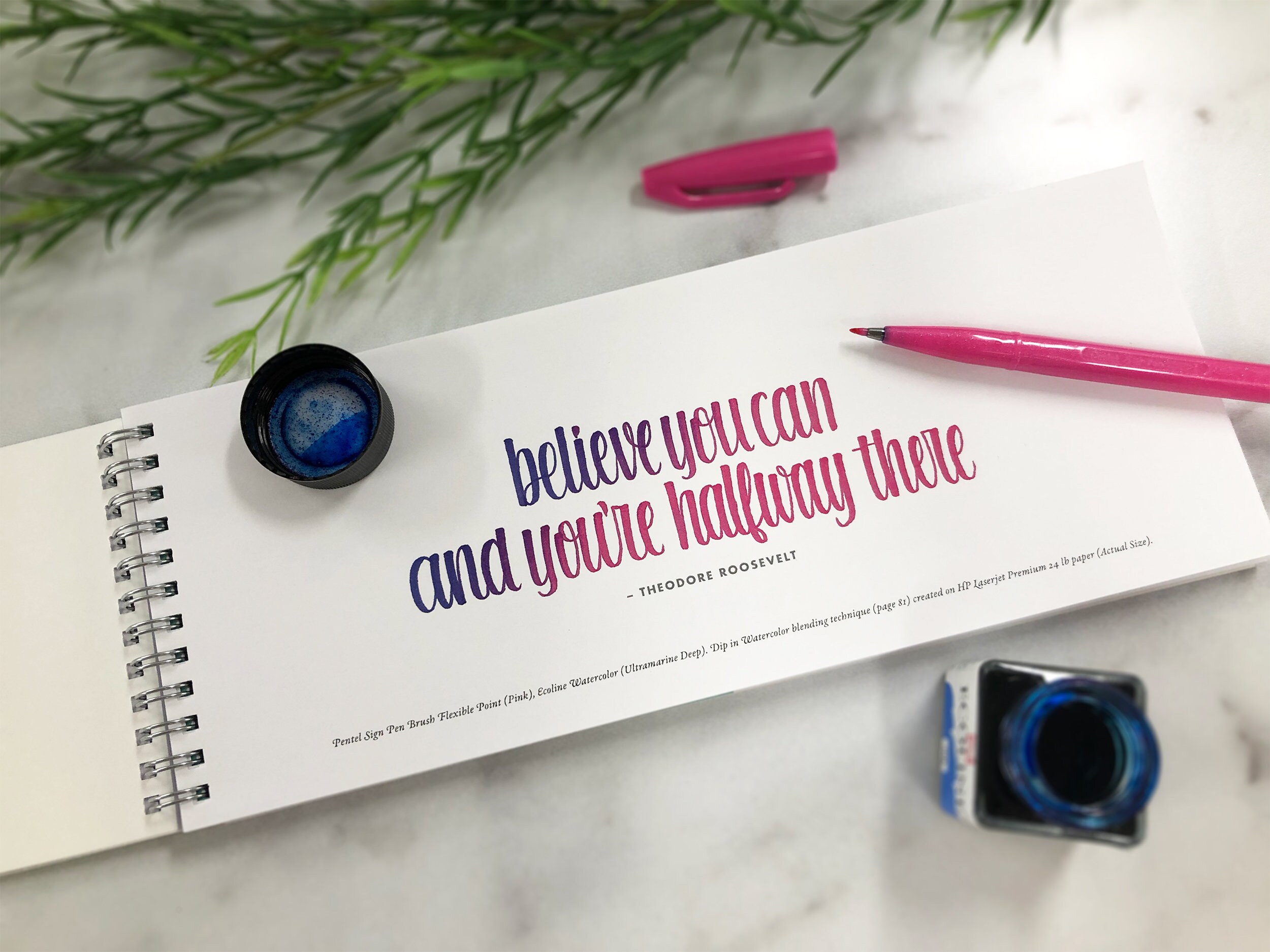 The Unique Book of Brush Lettering - Etsy