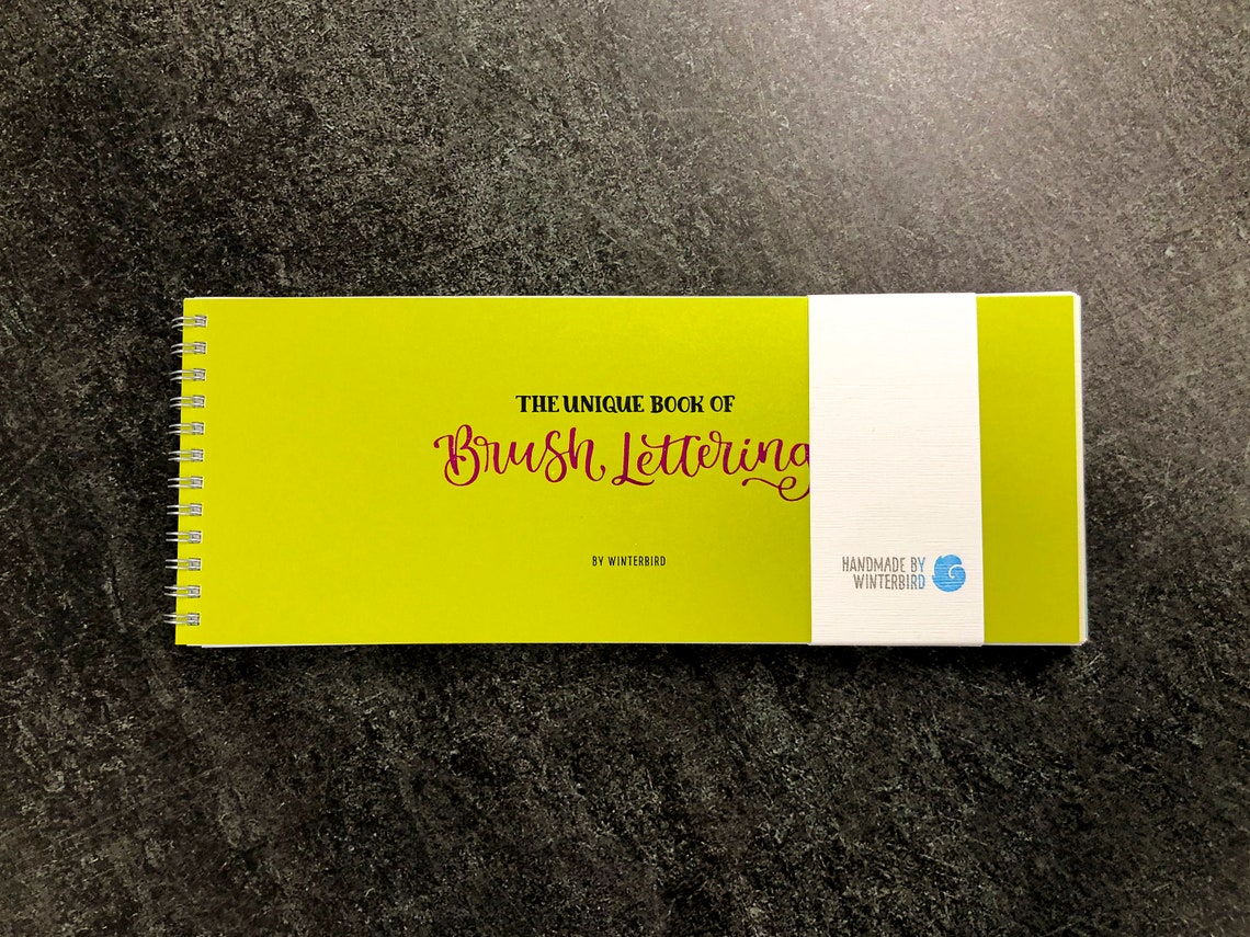 The Unique Book of Brush Lettering | Etsy