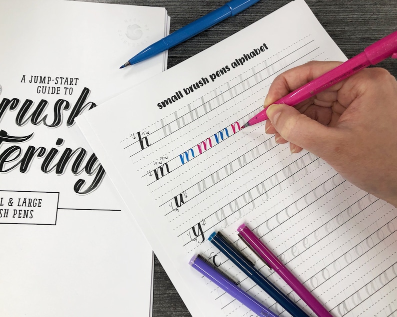 Beginners Guide to Brush Lettering - Etsy