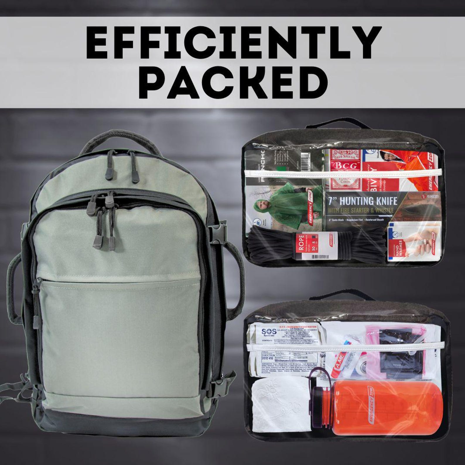 Stealth Tactical Bug Out Bag - Survival Backpack & Go Bag Ready for Any ...