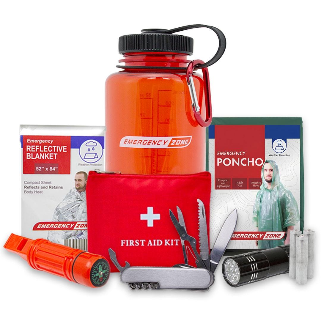 Ultimate Basic Survival Bottle Kit - Compact Emergency Hiking / Camping ...