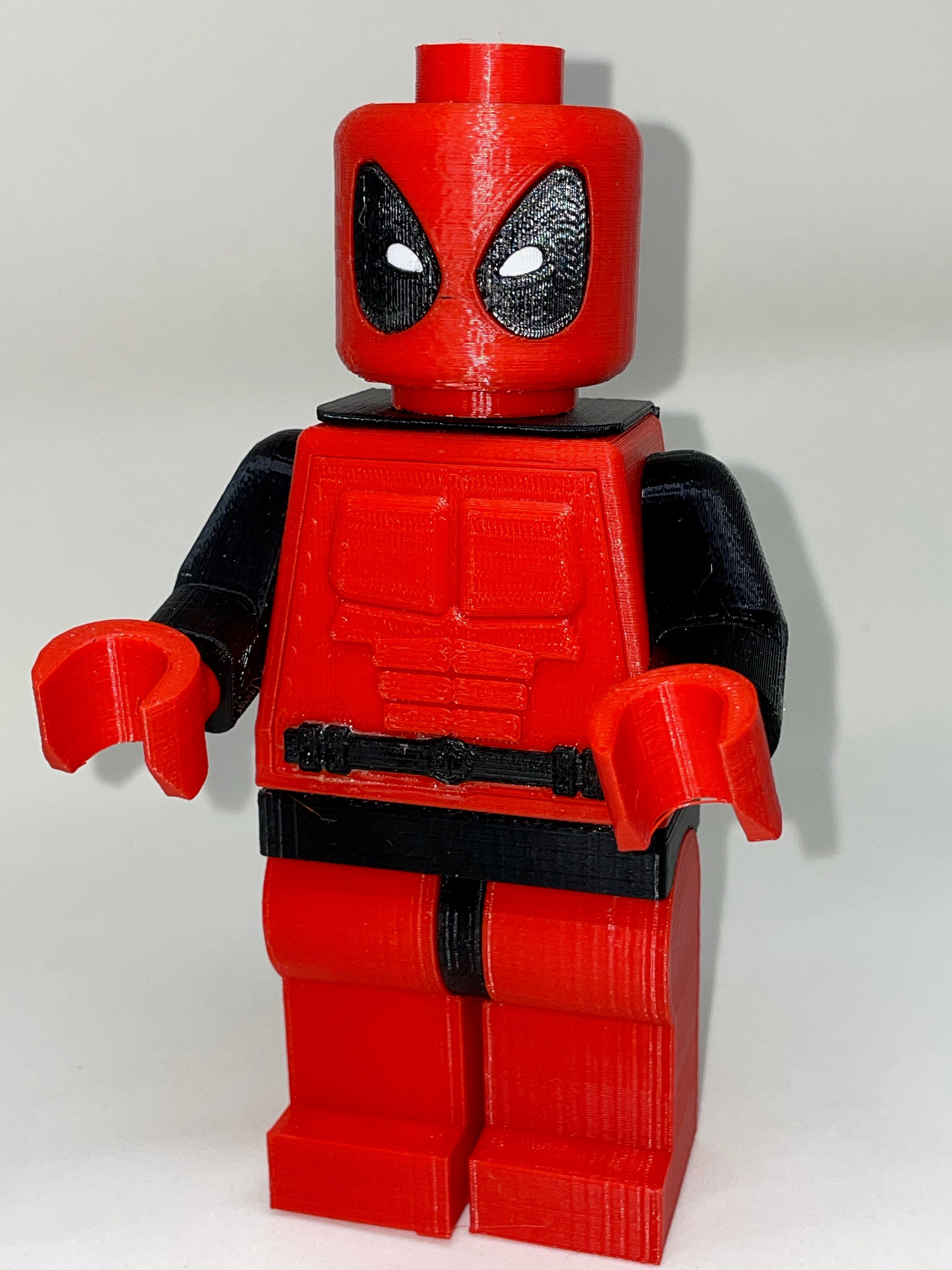 Minifigura LEGO Deadpool grande impresa en 3D - Etsy España