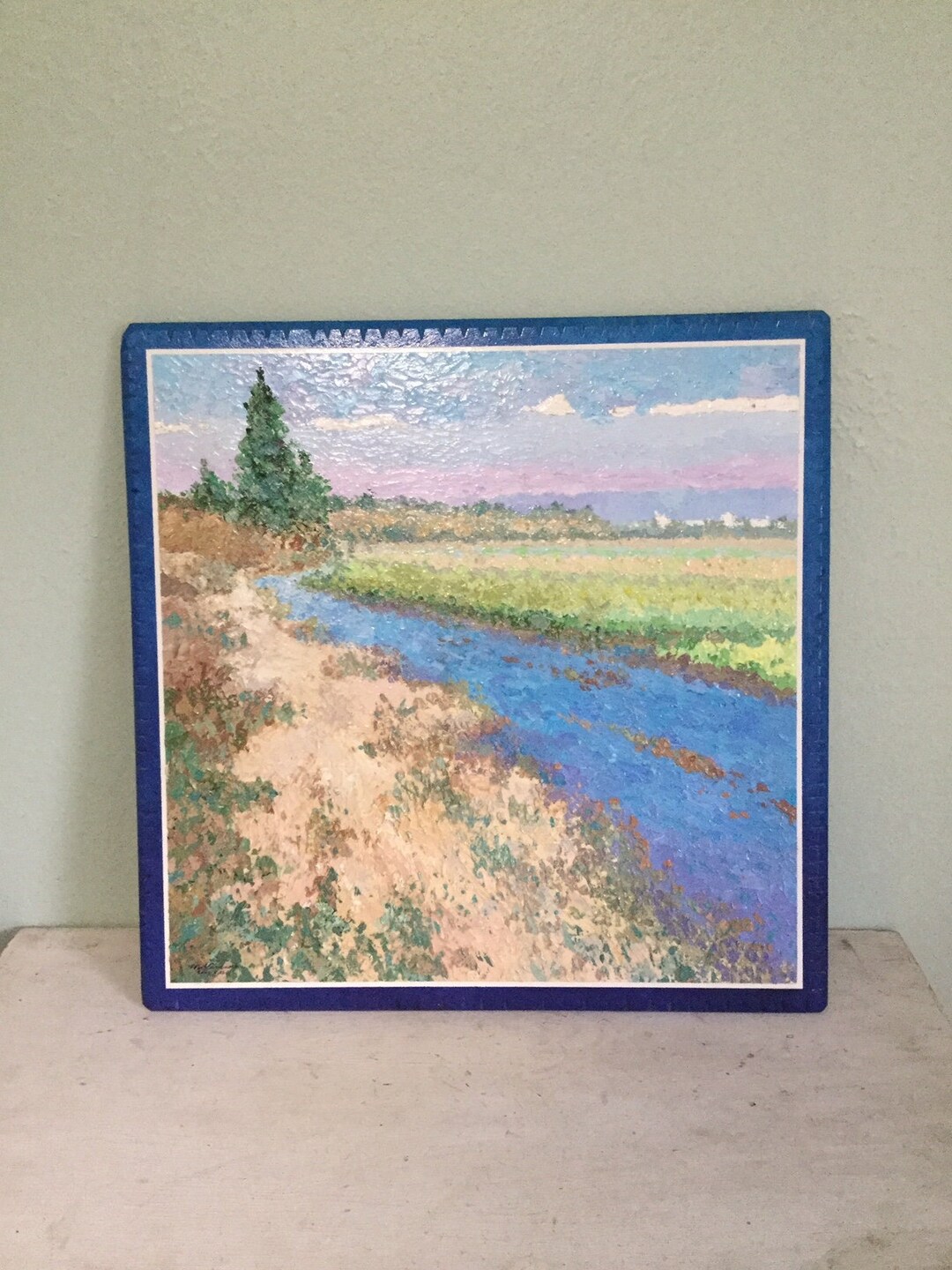 Vintage Max Yamada Landscape Painting, "back Bay Creek" V. 6 #213 ...