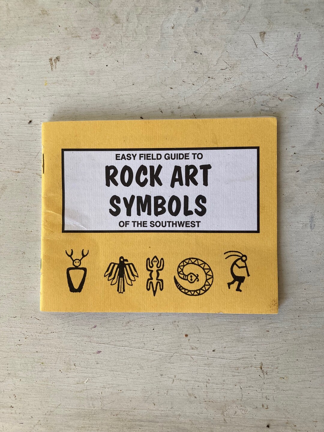 Vintage rock Art Symbols Book 1990s Nature Guide - Etsy