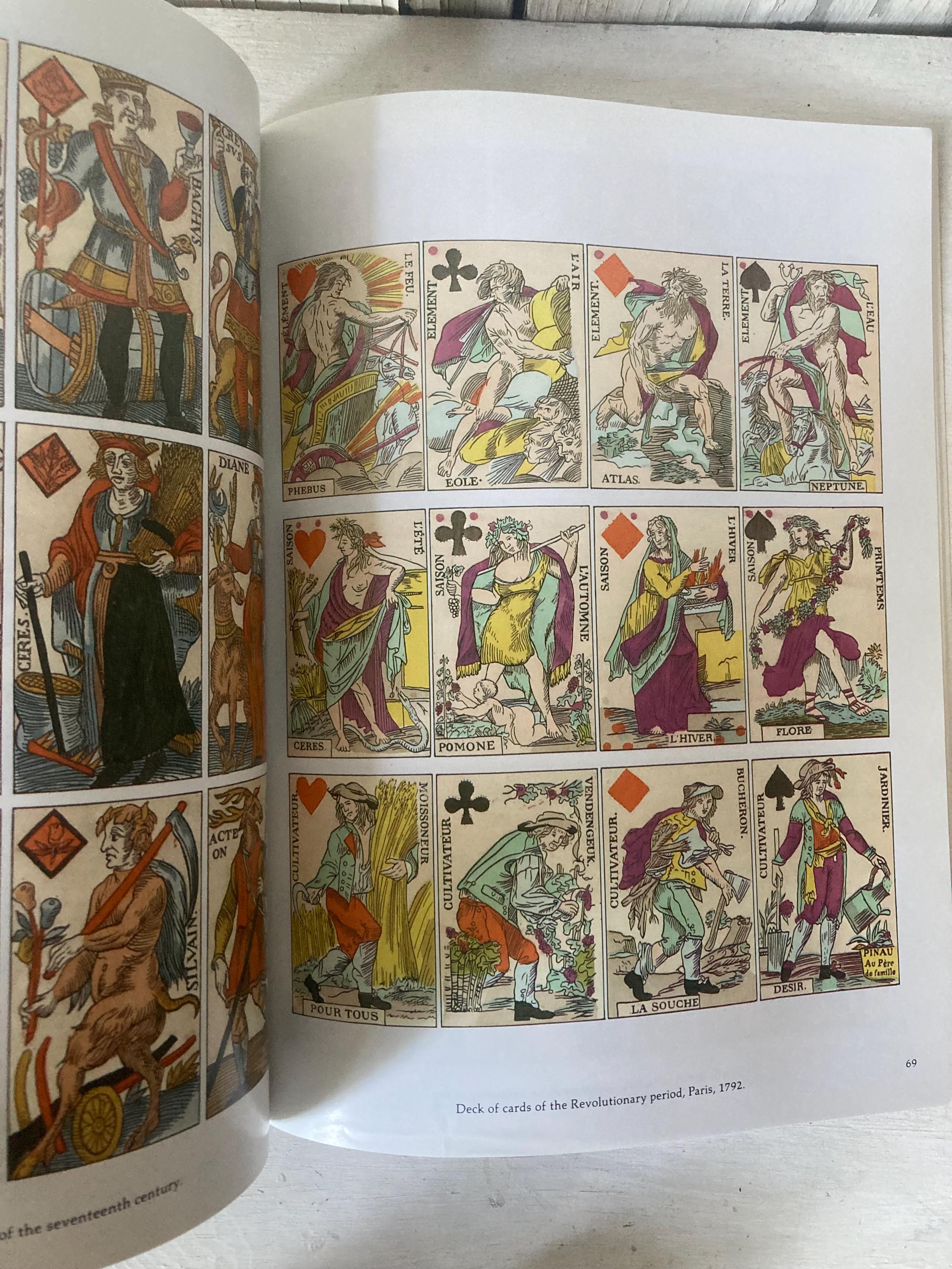 Vintage Dover Book antique Playing Cards, 1996, Colorful Illustrations ...
