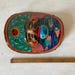 Vintage Terra Cotta Face Wall Art, Mask, Handmade, Colorful, Folk Art ...